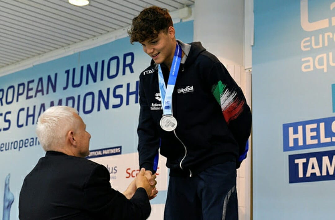 Nuoto: brilla l'argento di Alessandro Fusco agli Europei Juniores