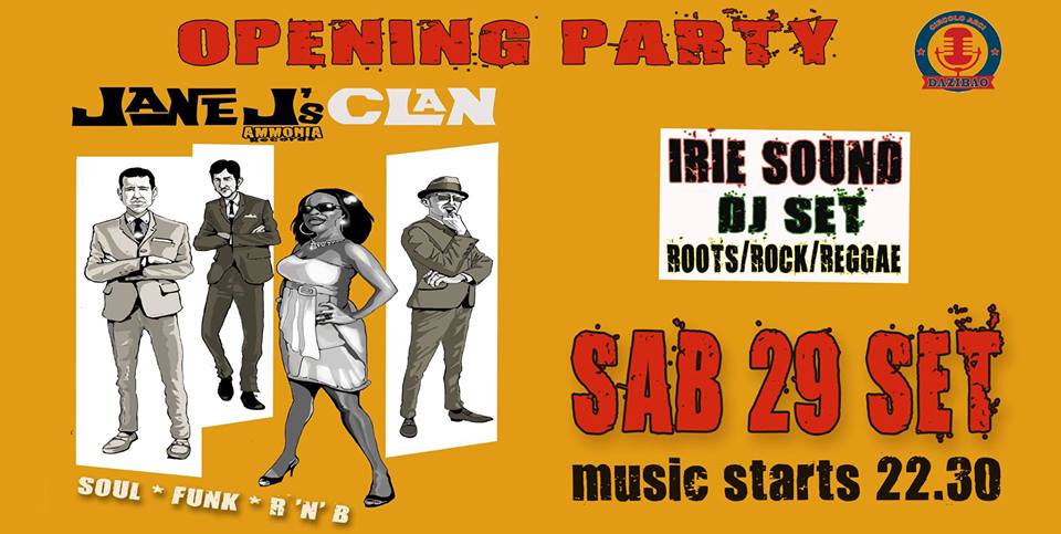 Jane J's Clan + Irie Sound Dj Set