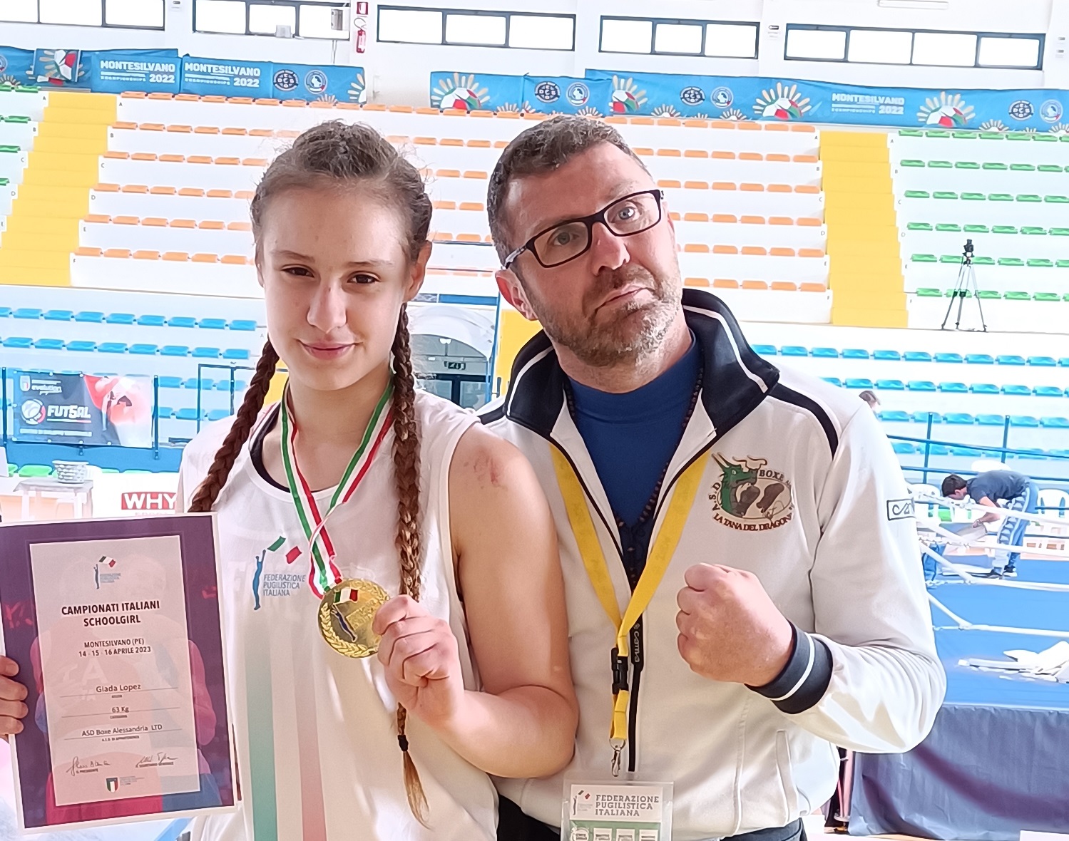 Giada Lopez Boxe Alessandria ai campionati europei in Slovenia