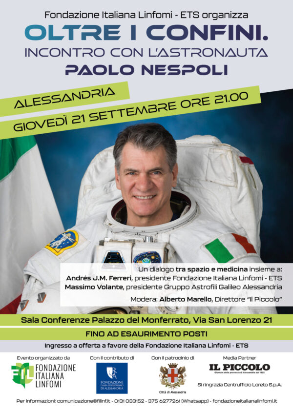 L'astronauta Paolo Nespoli ad Alessandria al fianco della Fondazione ...