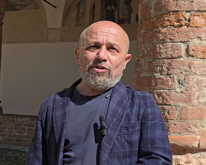 Crisafulli (Pd Casale) sull'argine di Morano