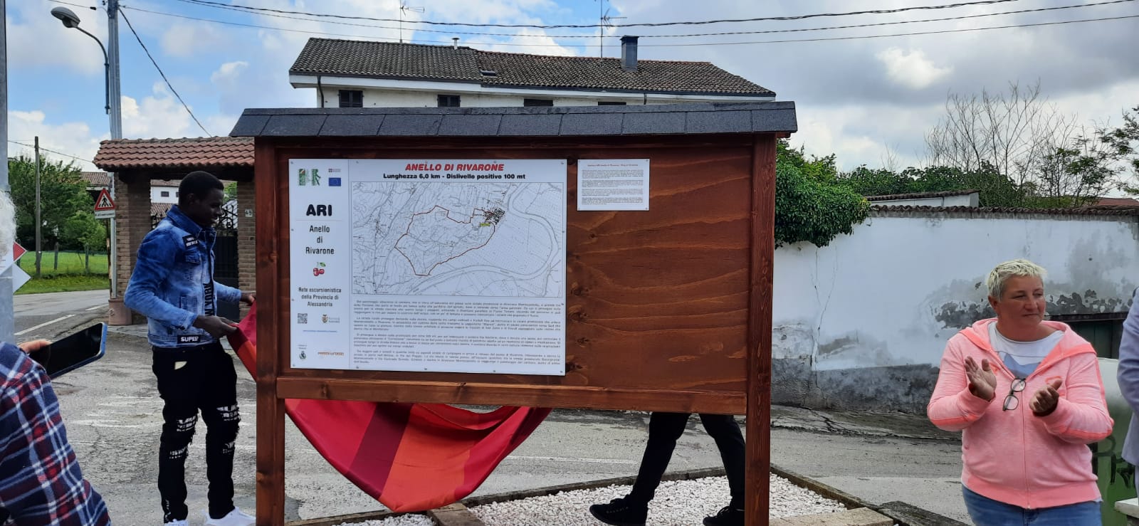 Nuovo percorso a Rivarone: dalla collina un balcone sul Tanaro