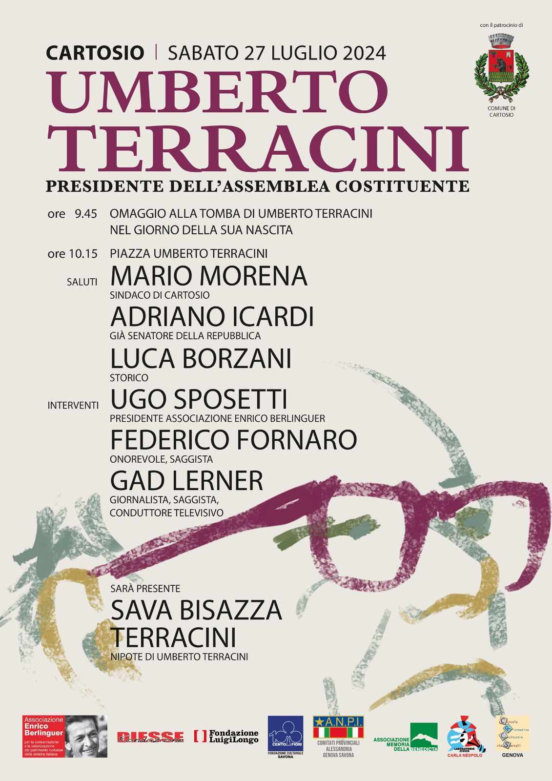 Cartosio ricorda il padre della Repubblica Umberto Terracini