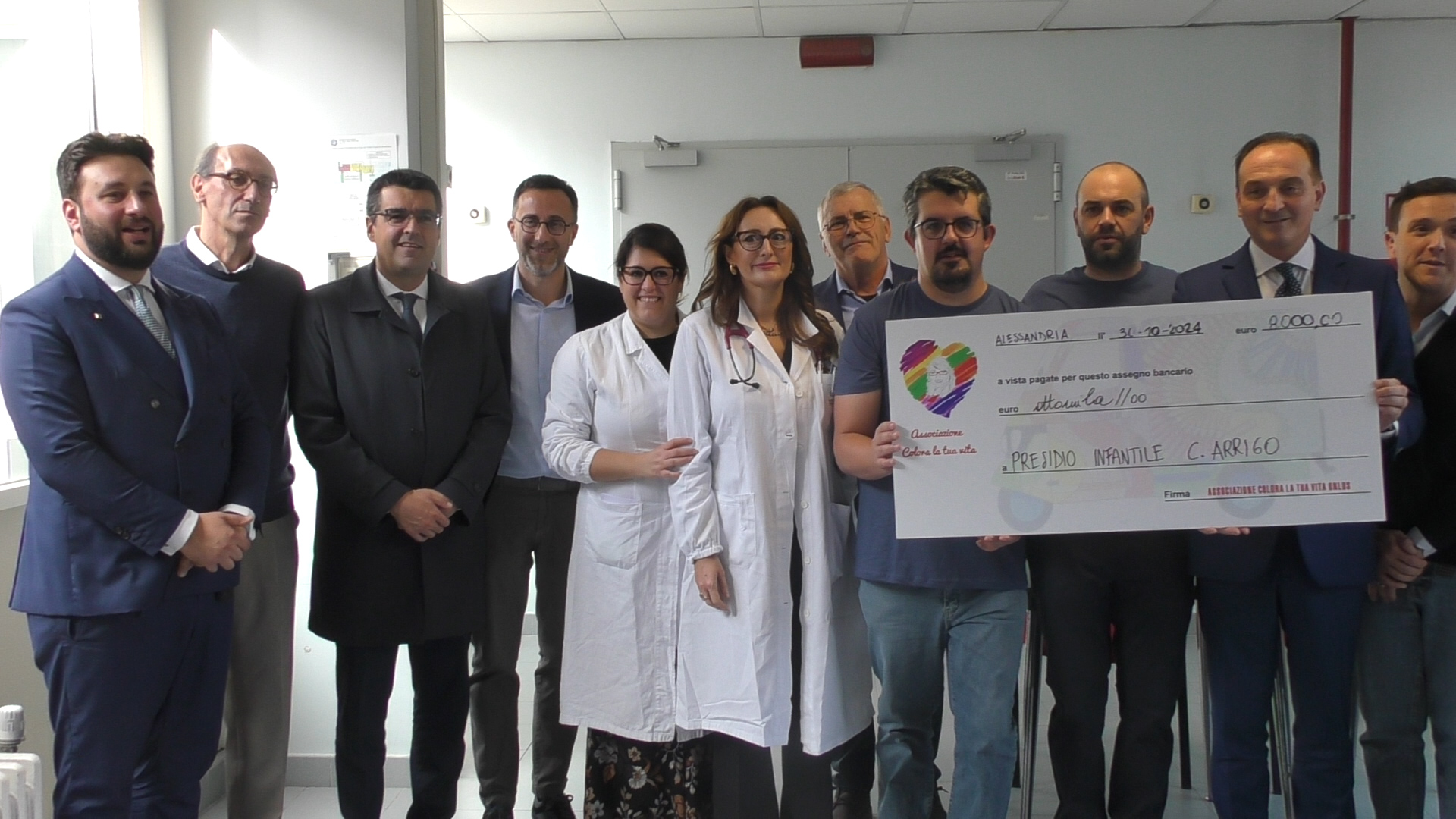 "Colora la tua vita" dona 8 mila euro all'Ospedaletto.