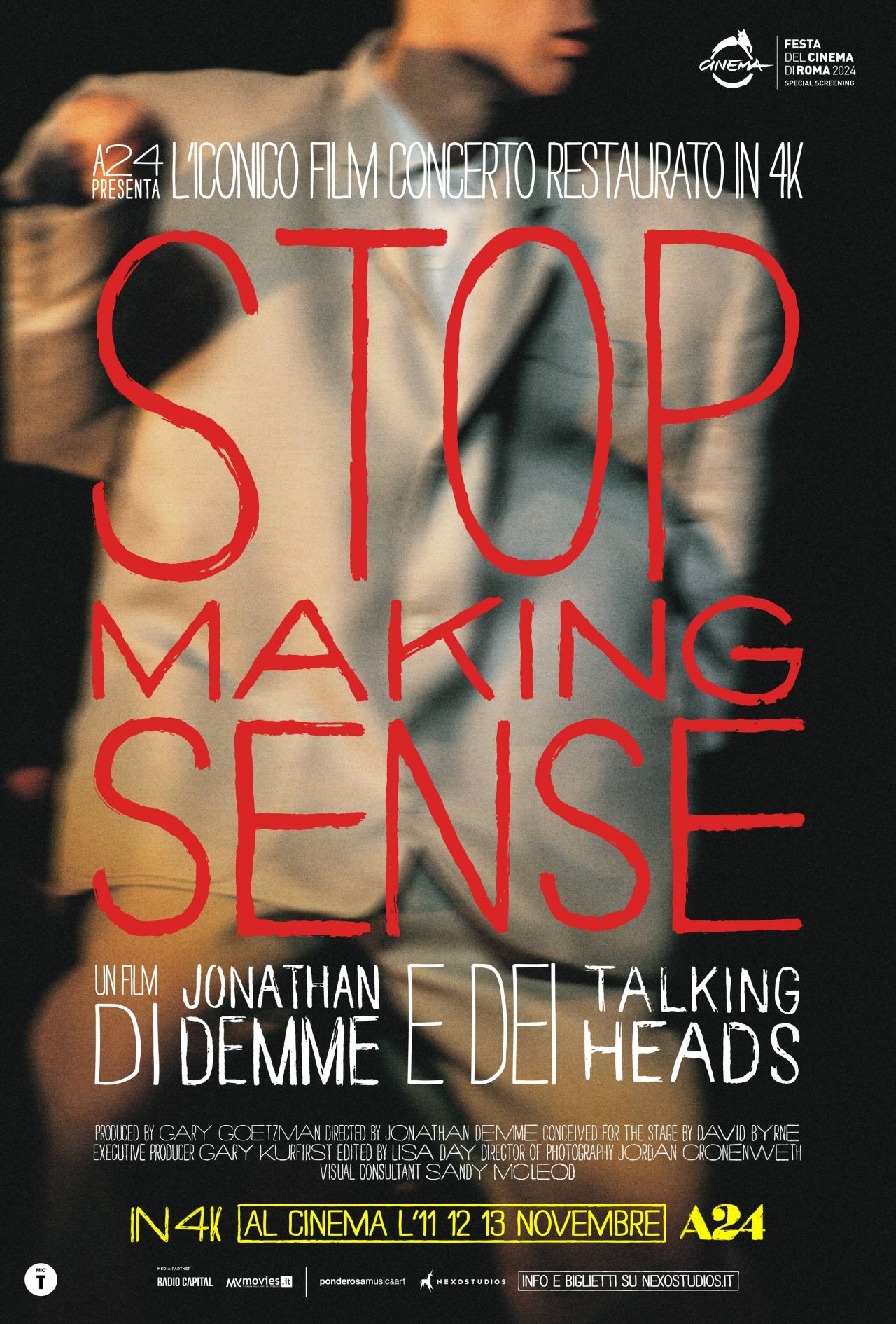 Stop Making Sense: torna nelle sale il film concerto dei Talking Heads