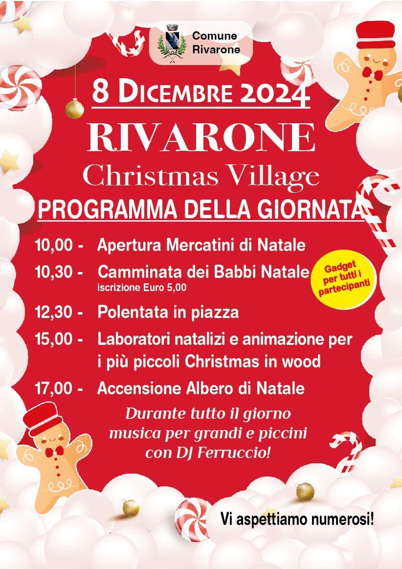 A Rivarone l'8 dicembre il Christmas Village