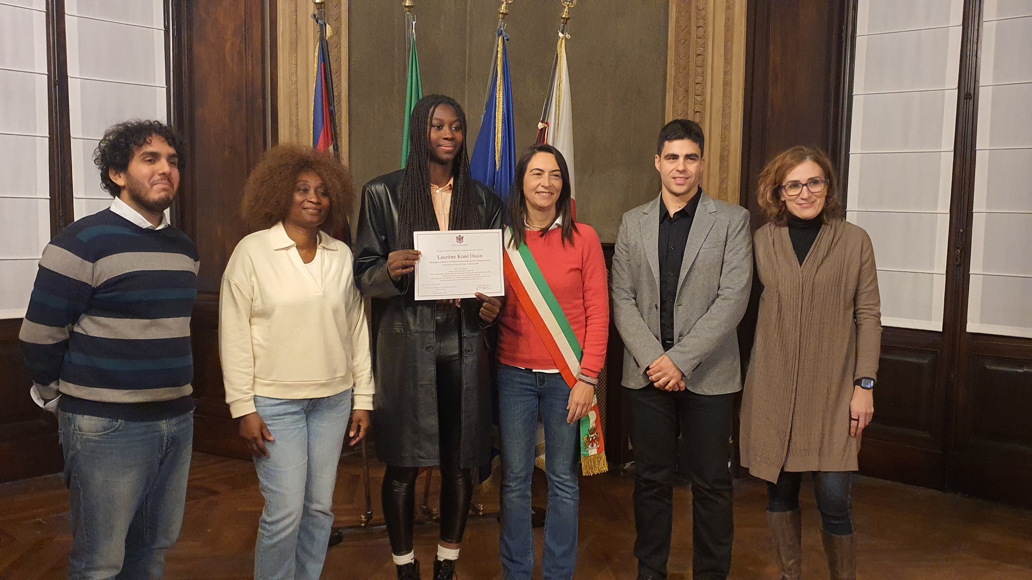 Taekwondo: Laurène Kimi Ossin premiata Comune ad Alessandria