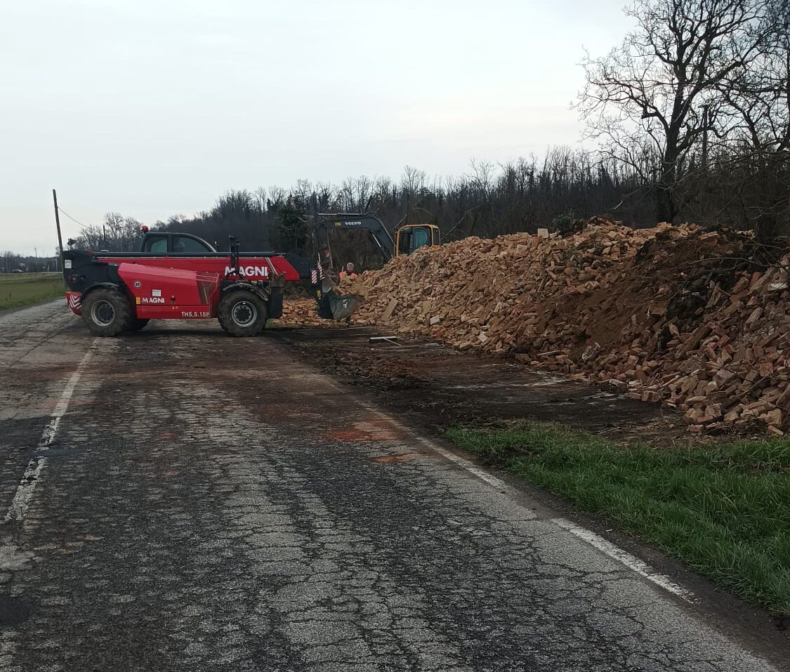 Riaperta la strada provinciale 245 a Masio