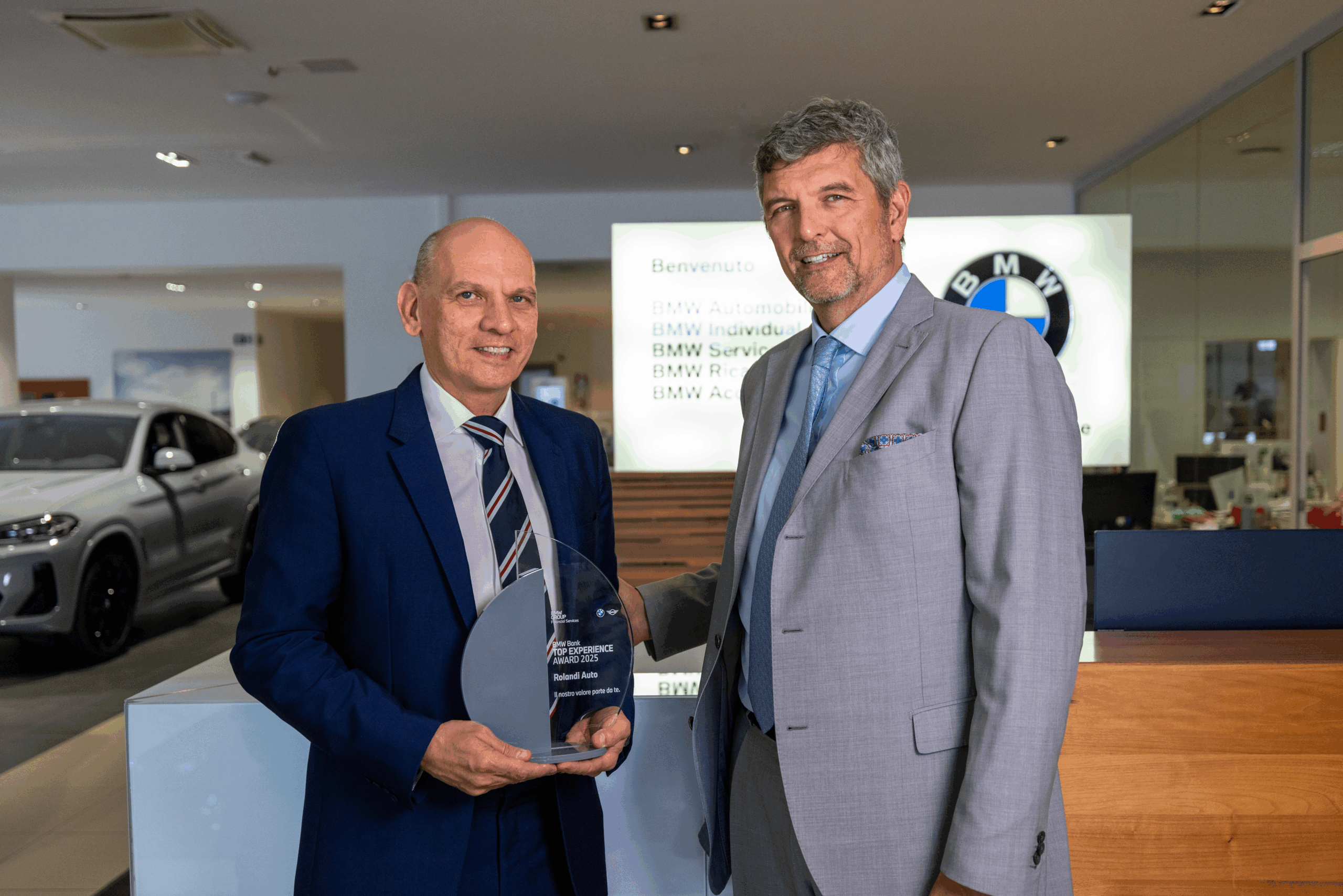 Rolandi Auto premiata con il "BMW Bank Top Experience 2025"