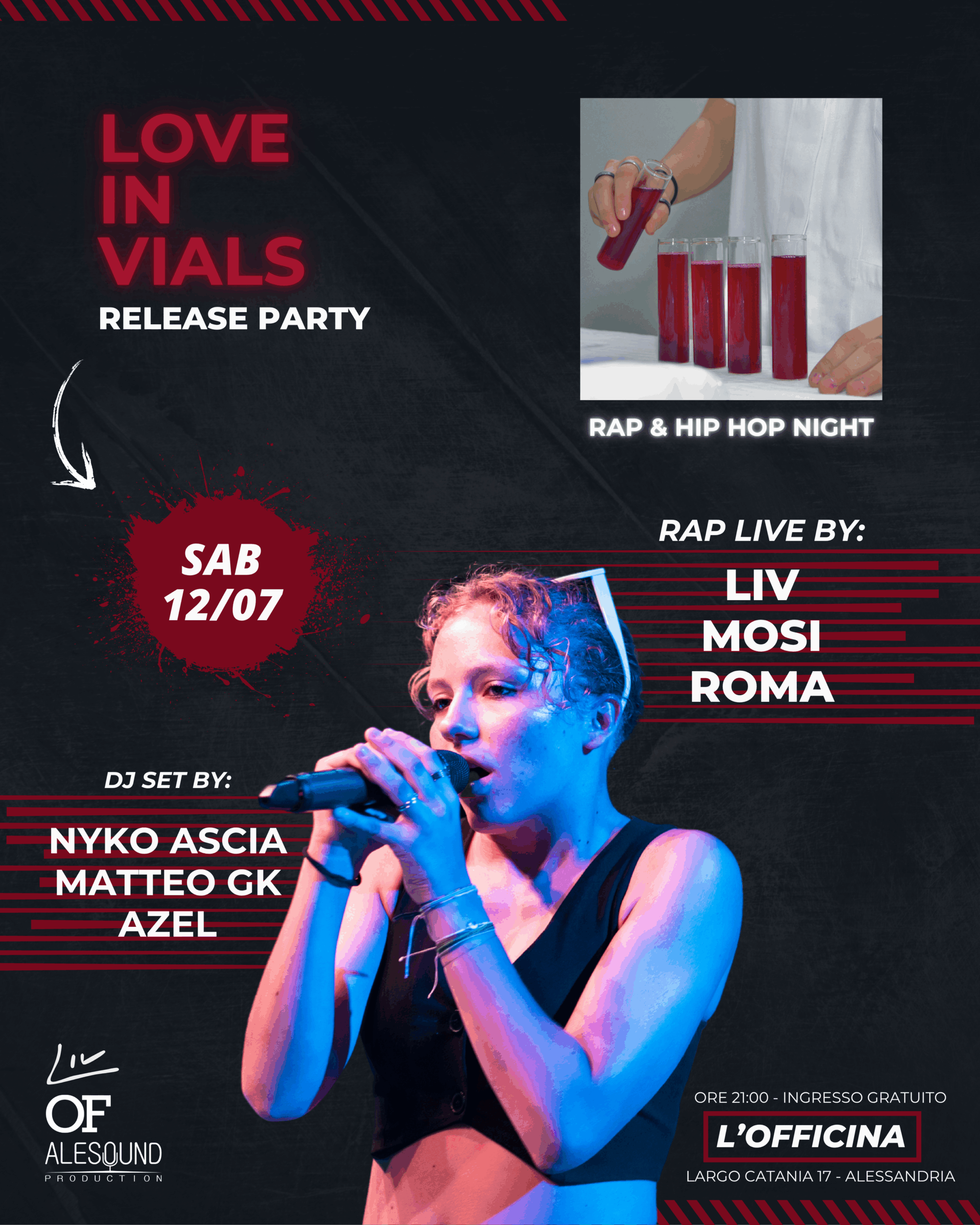 Love In Vials: il primo EP di LIV si presenta in una notte di rap e ...