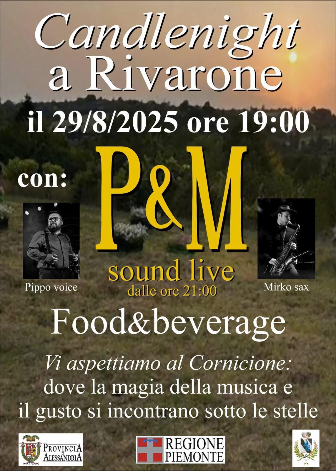 A Rivarone candele e musiche raffinate pe runa notte magica