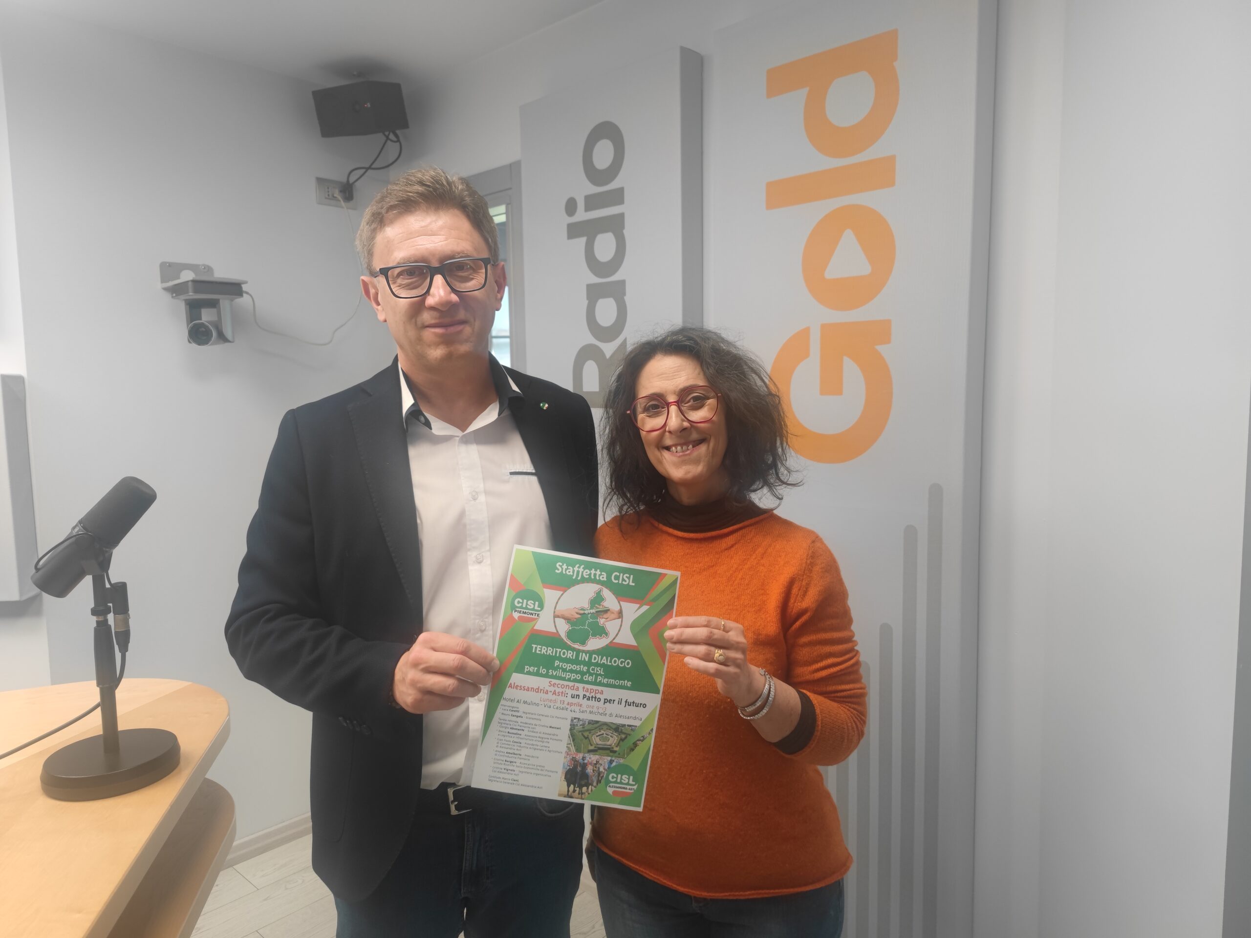 Il 13 aprile tappa ad Alessandria della "Staffetta Cisl"