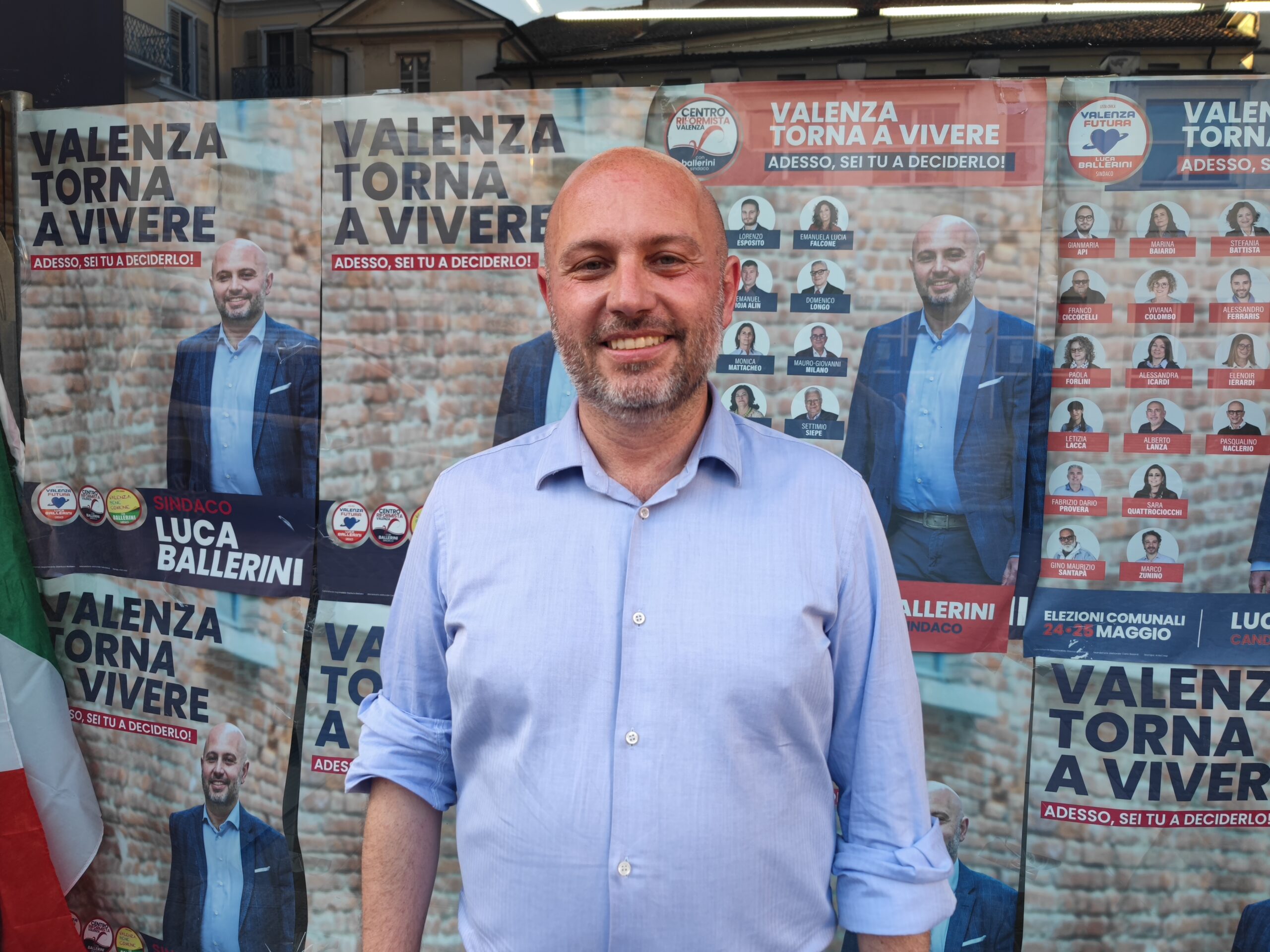 Elezioni Valenza, il candidato sindaco Ballerini su ballottaggio