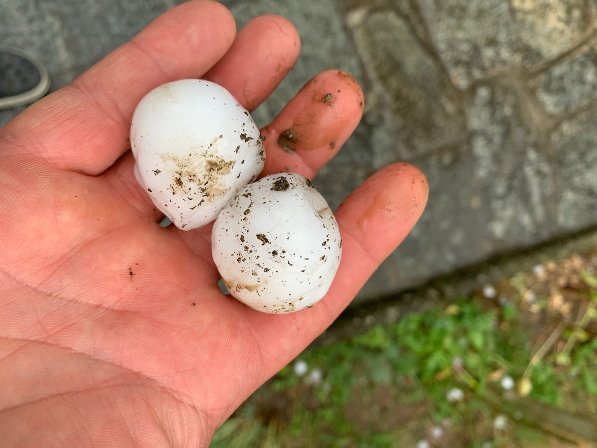 Violento temporale e grandine in Val Cerrina e Casalese. Danni a case ...